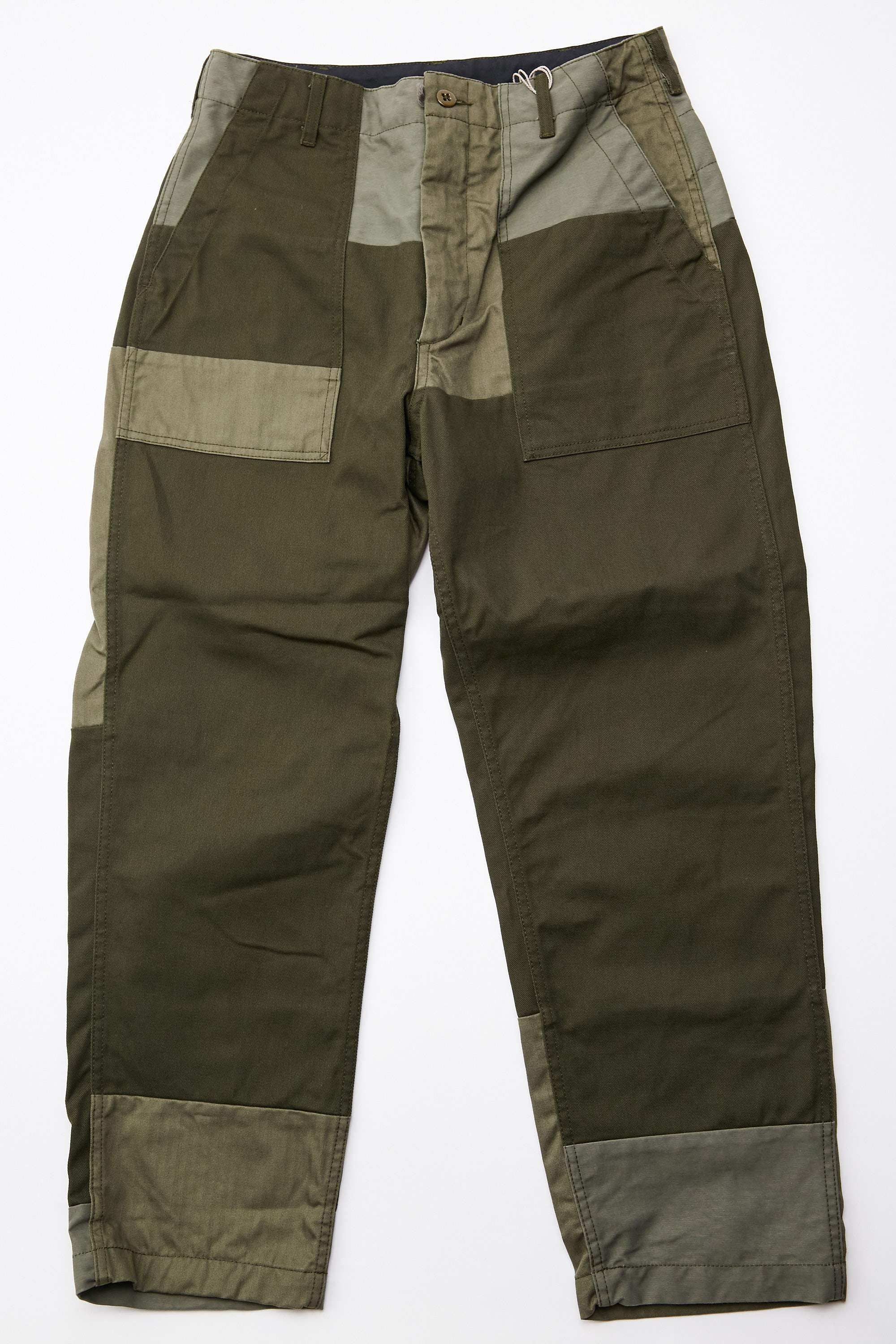 Engineered Garments Cotton Heavy Twill Fatigue Pant - Olive | Garmentory