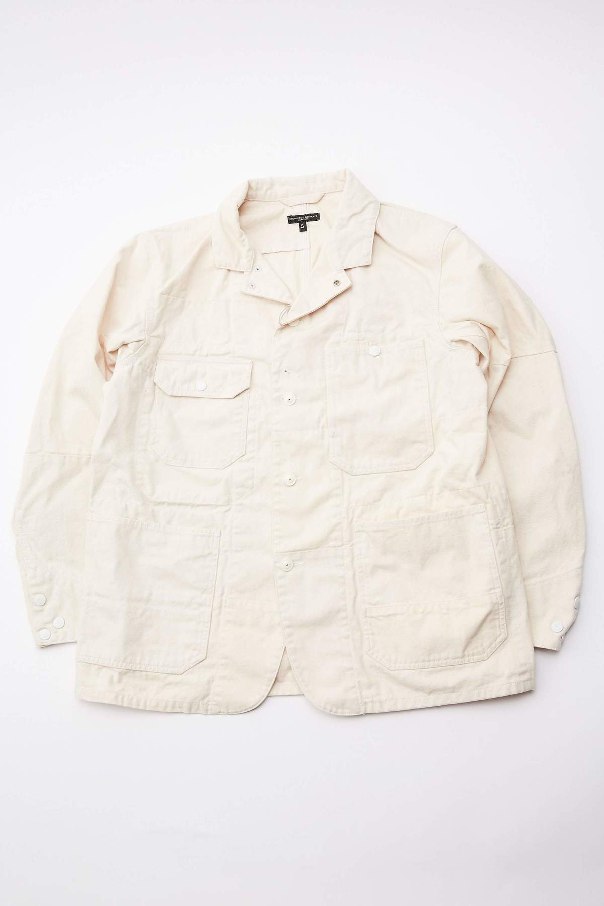 Engineered Garments 12oz Duck Canvas Logger Jacket - Natural | Garmentory
