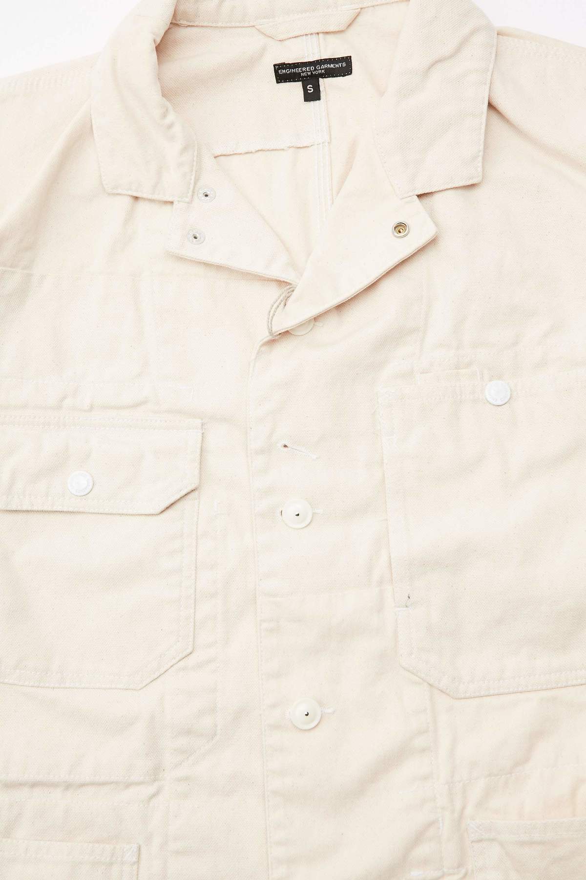 Engineered Garments 12oz Duck Canvas Logger Jacket - Natural | Garmentory