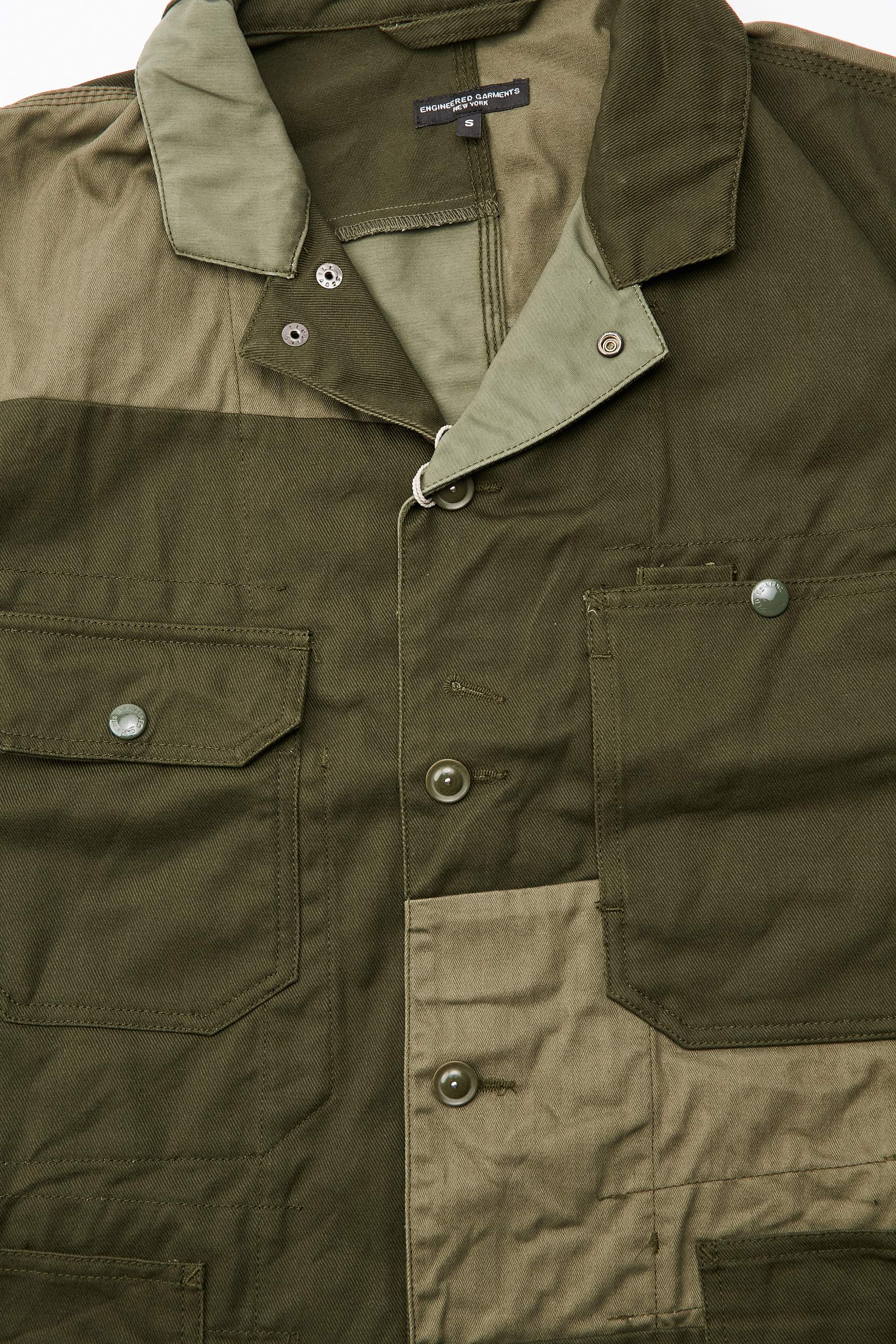 Engineered Garments Cotton Heavy Twill Logger Jacket - Olive | Garmentory