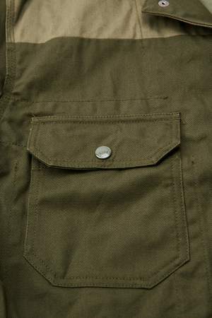 Engineered Garments Cotton Heavy Twill Logger Jacket - Olive | Garmentory