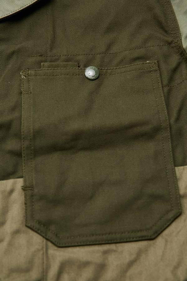 Engineered Garments Cotton Heavy Twill Logger Jacket - Olive | Garmentory