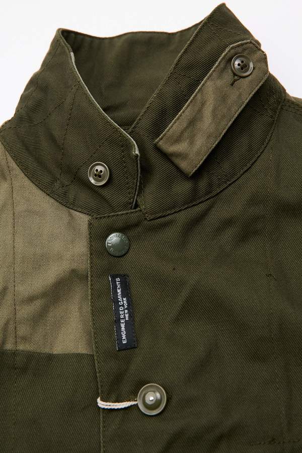 Engineered Garments Cotton Heavy Twill Logger Jacket - Olive | Garmentory