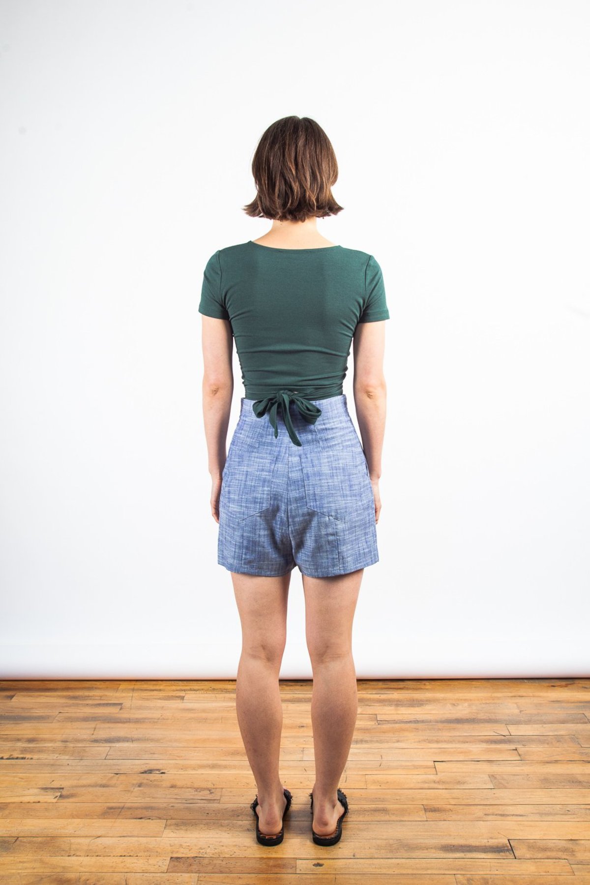 Birds of North America Umbrellabird Shorts - Blue | Garmentory