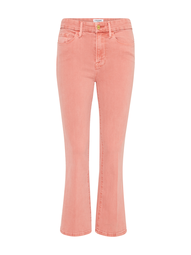 FRAME Denim Le Crop Mini Boot Jean - pink | Garmentory