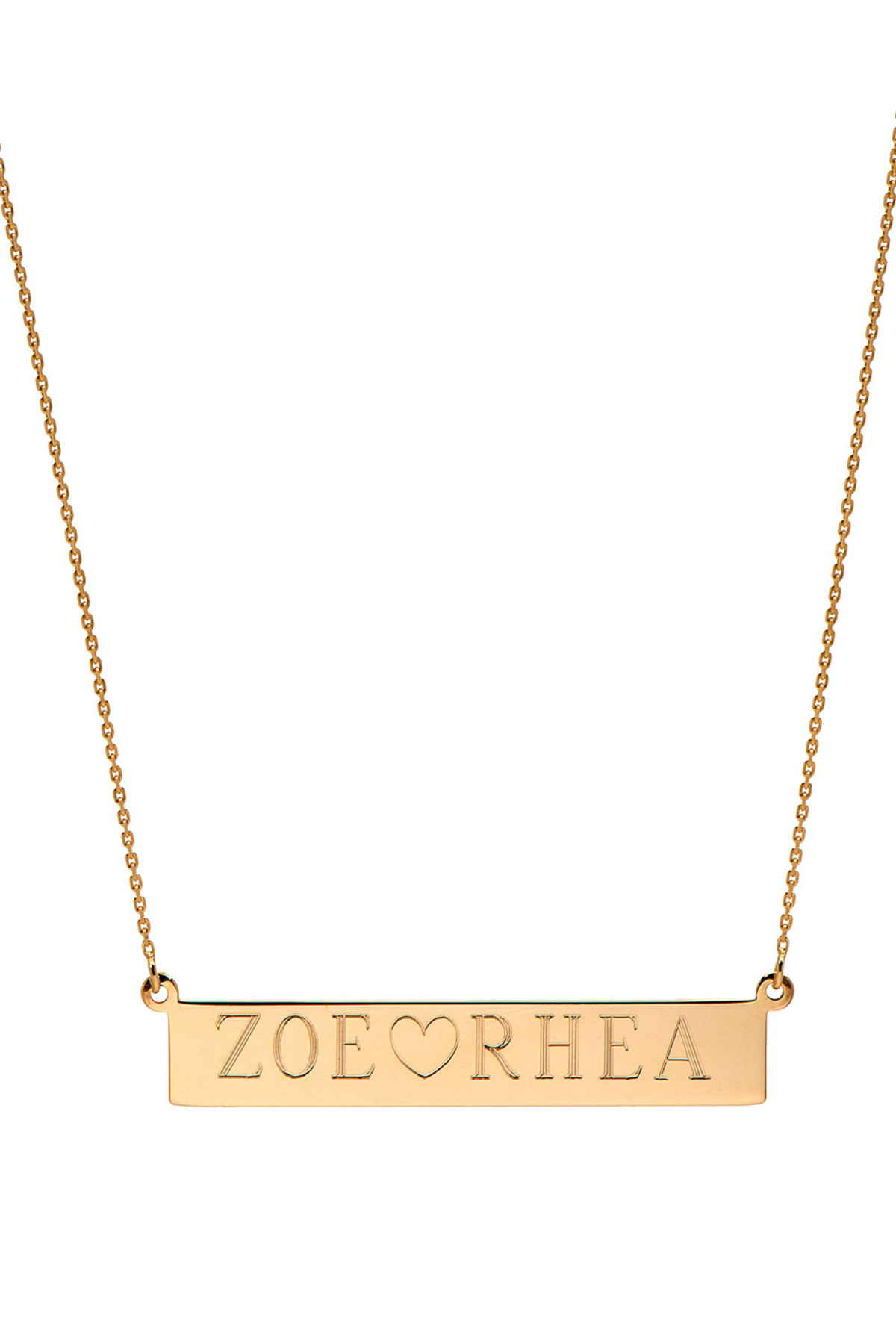 Letters By Zoe - Personalised Gold Name Necklace | Garmentory