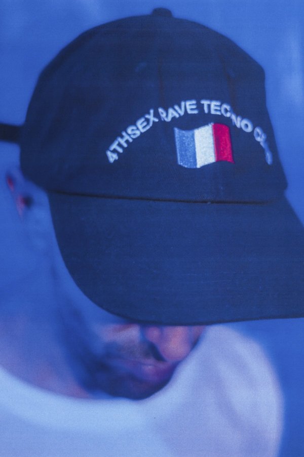 4THSEX French Rave Techno Club Dad Hat - Black | Garmentory