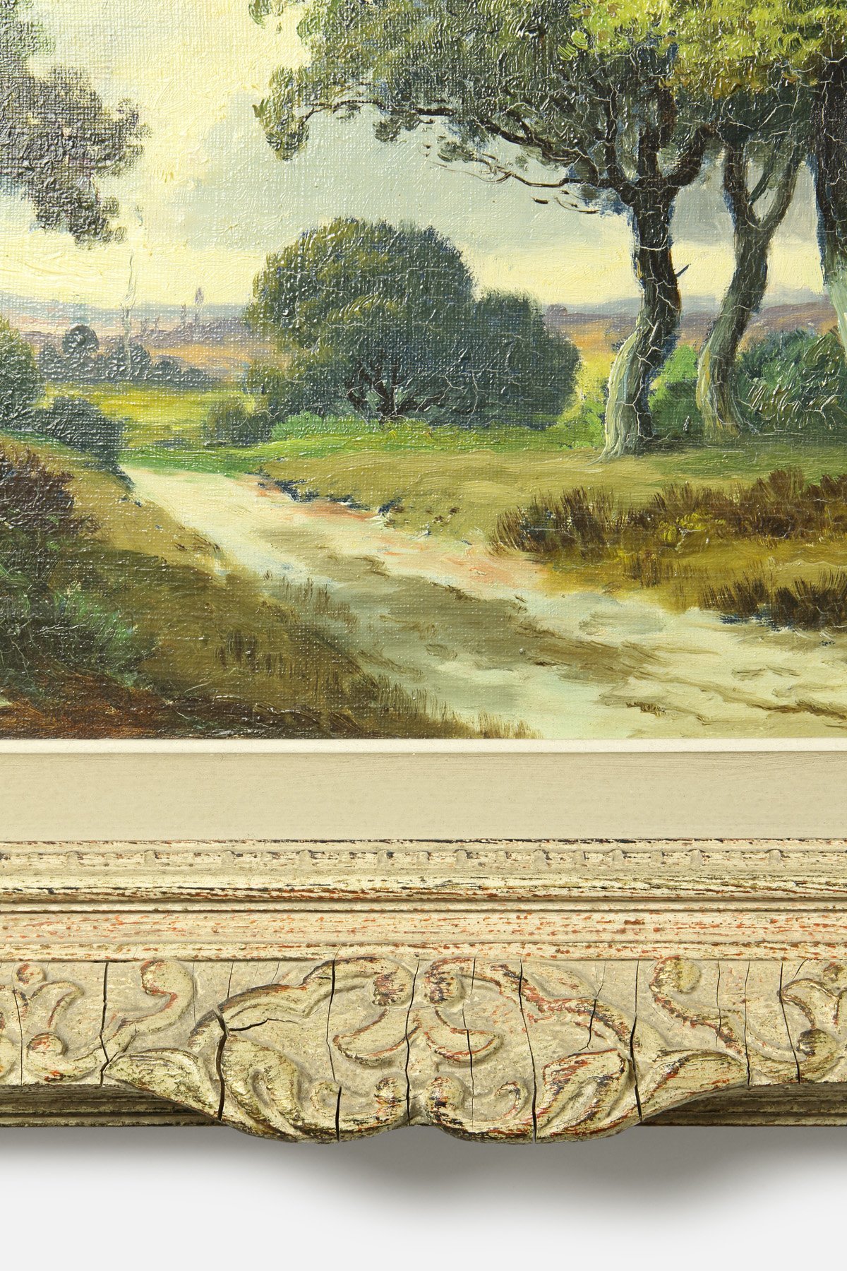 House of St. Clair VINTAGE ALEX LEFORT FRENCH LANDSCAPE OIL PAINTING ...