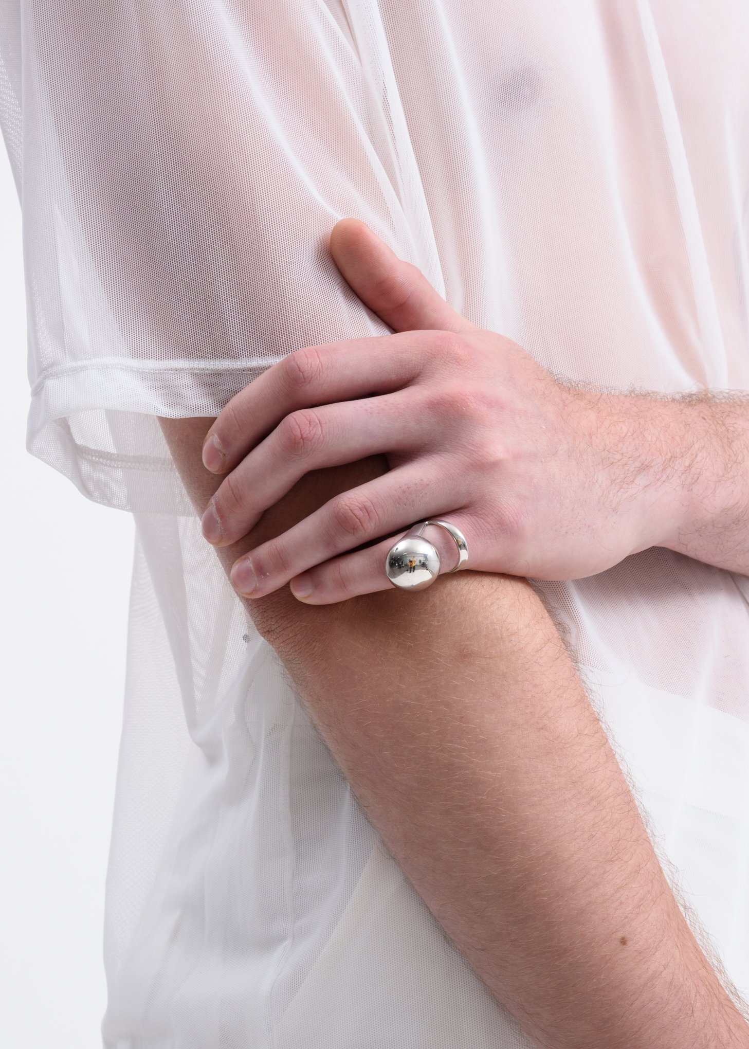 Alan Crocetti Armadillo Joint Ring - Silver | Garmentory