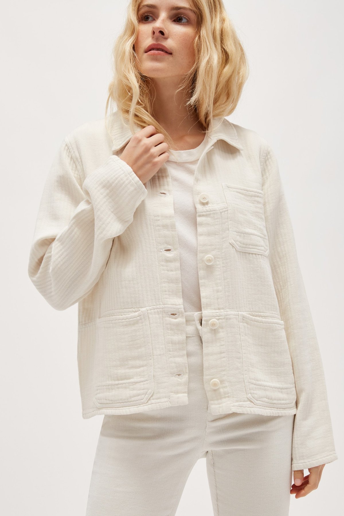 Lacausa Clementine Jacket - Panna Cotta | Garmentory