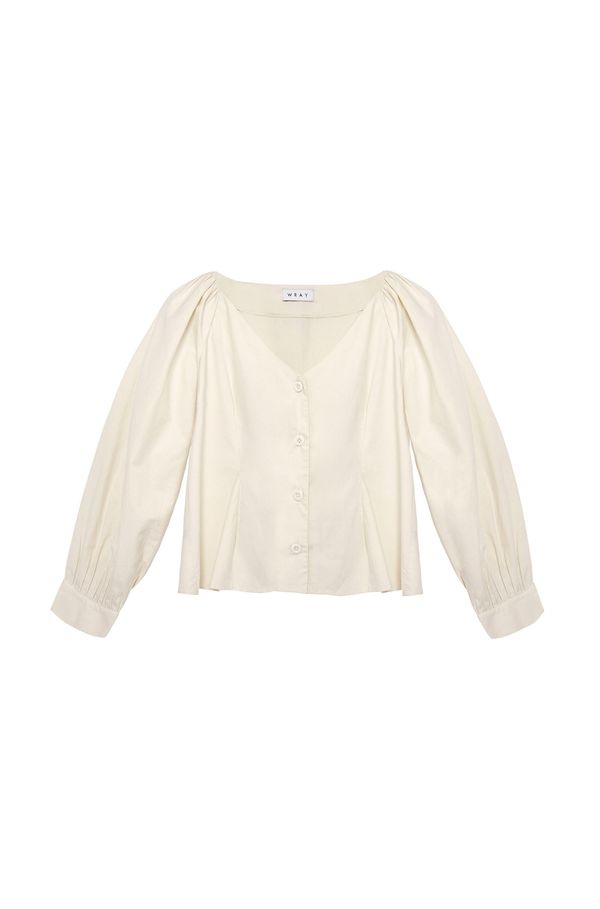 Wray Caroline Top - Ivory | Garmentory