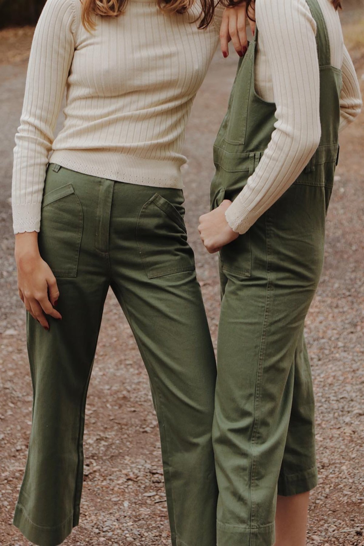 Ryder Pip Denim Overalls - Green | Garmentory