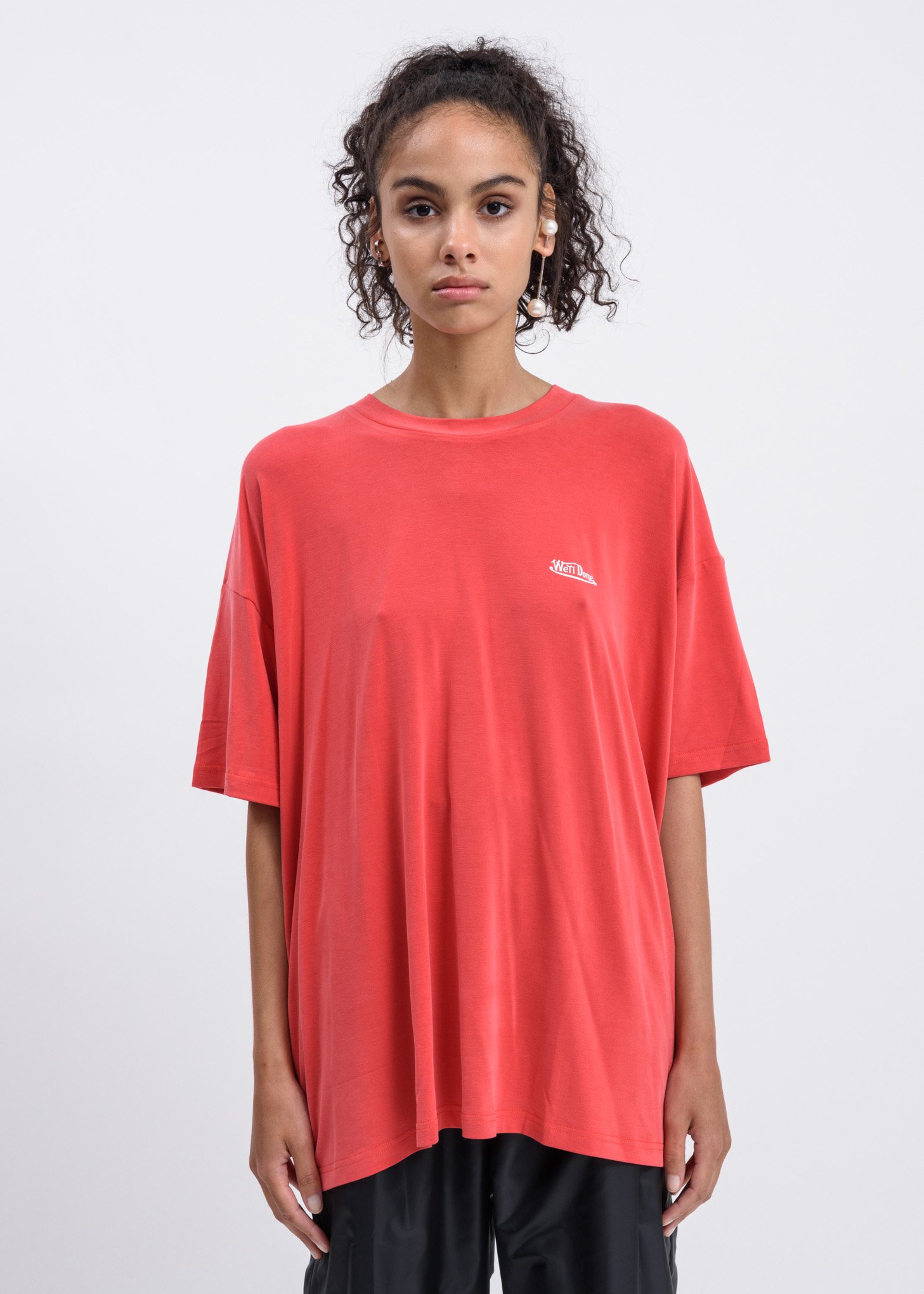we11done Oversized T-Shirt - Red | Garmentory