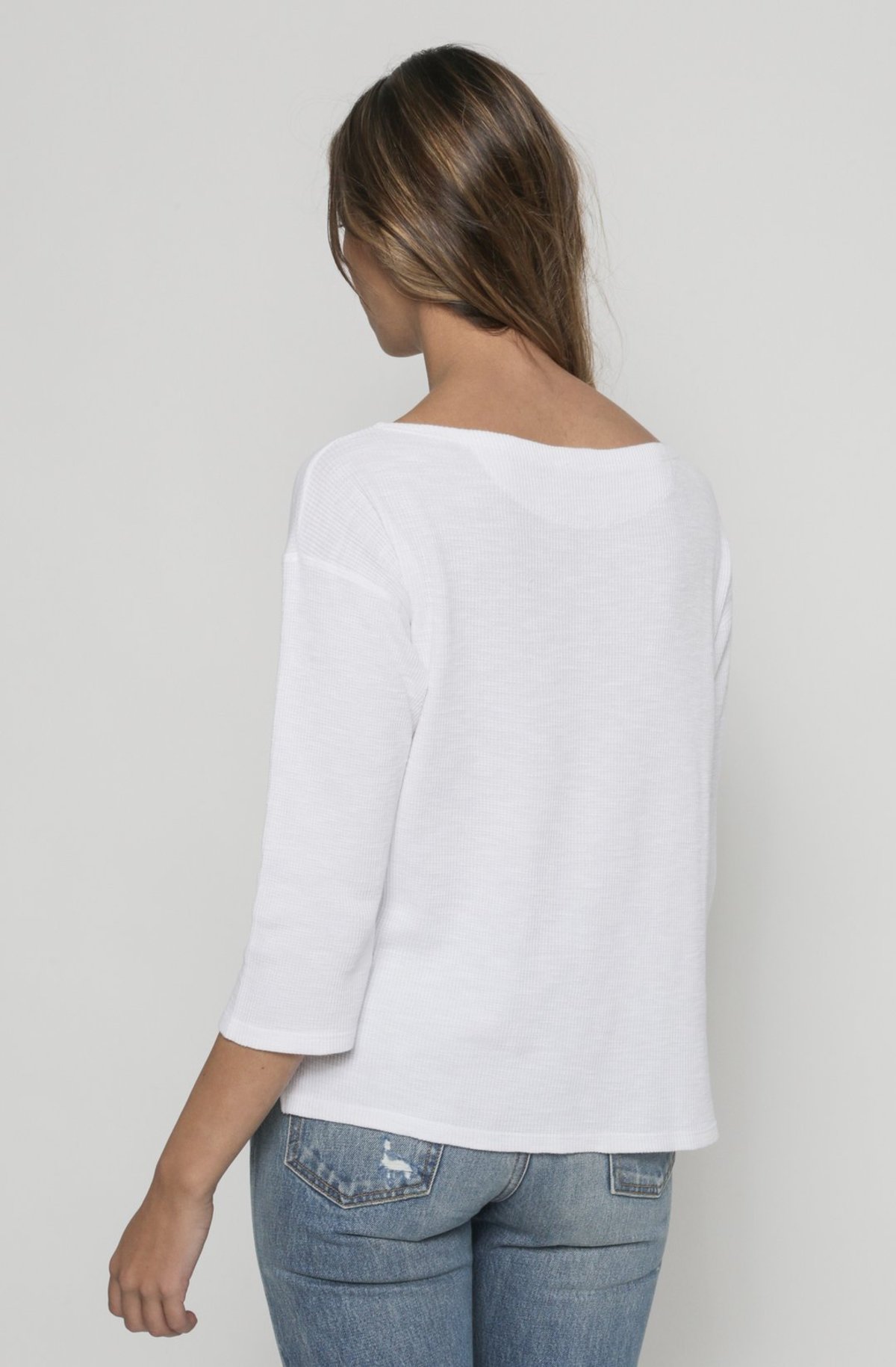 Christina Lehr Boatneck Thermal Top | Garmentory