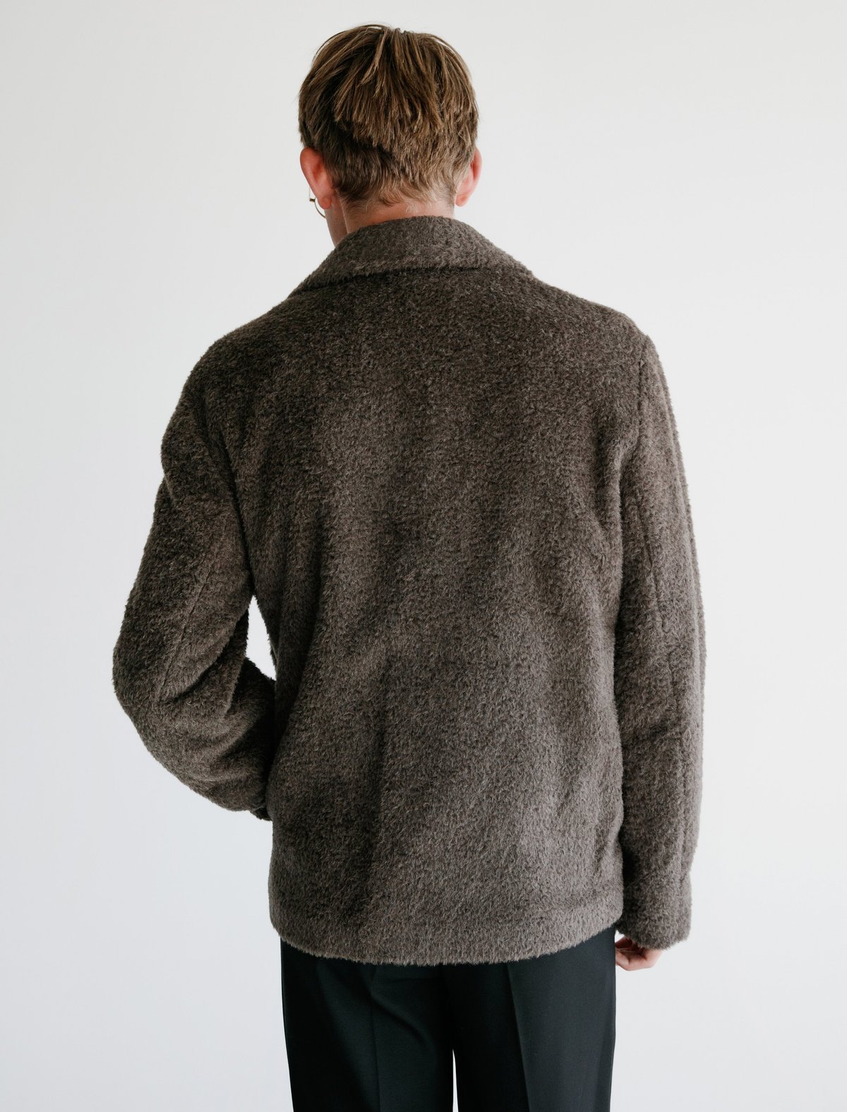 Lemaire Alpaca Soft Jacket - Grey Brown | Garmentory