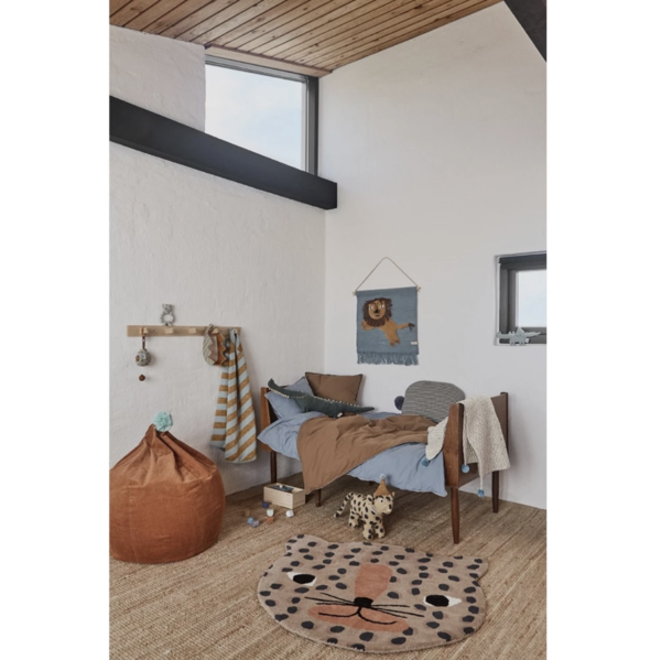 OYOY Leopard Rug - BROWN | Garmentory