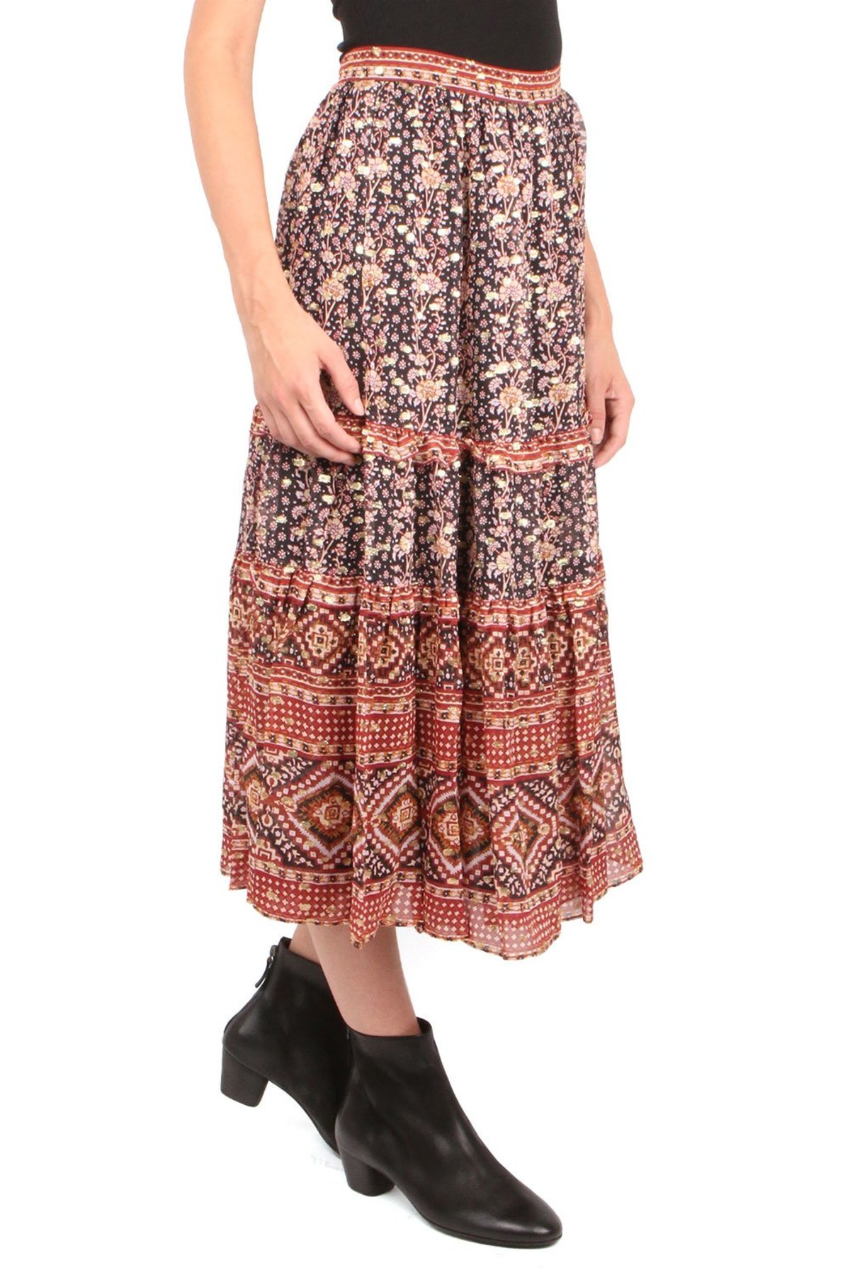 Ulla Johnson Thea Skirt - Midnight | Garmentory