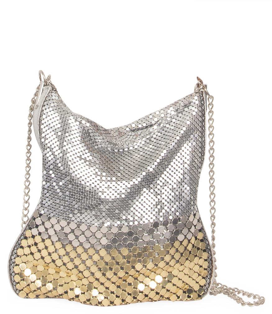 Laura B Olivia Disco Bag - Silver/Gold | Garmentory