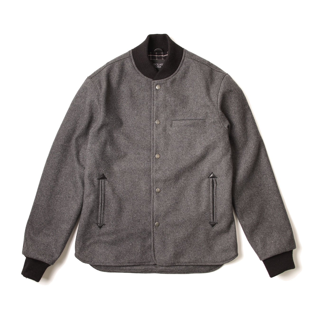 Outclass Stadium Jacket - Charcoal | Garmentory