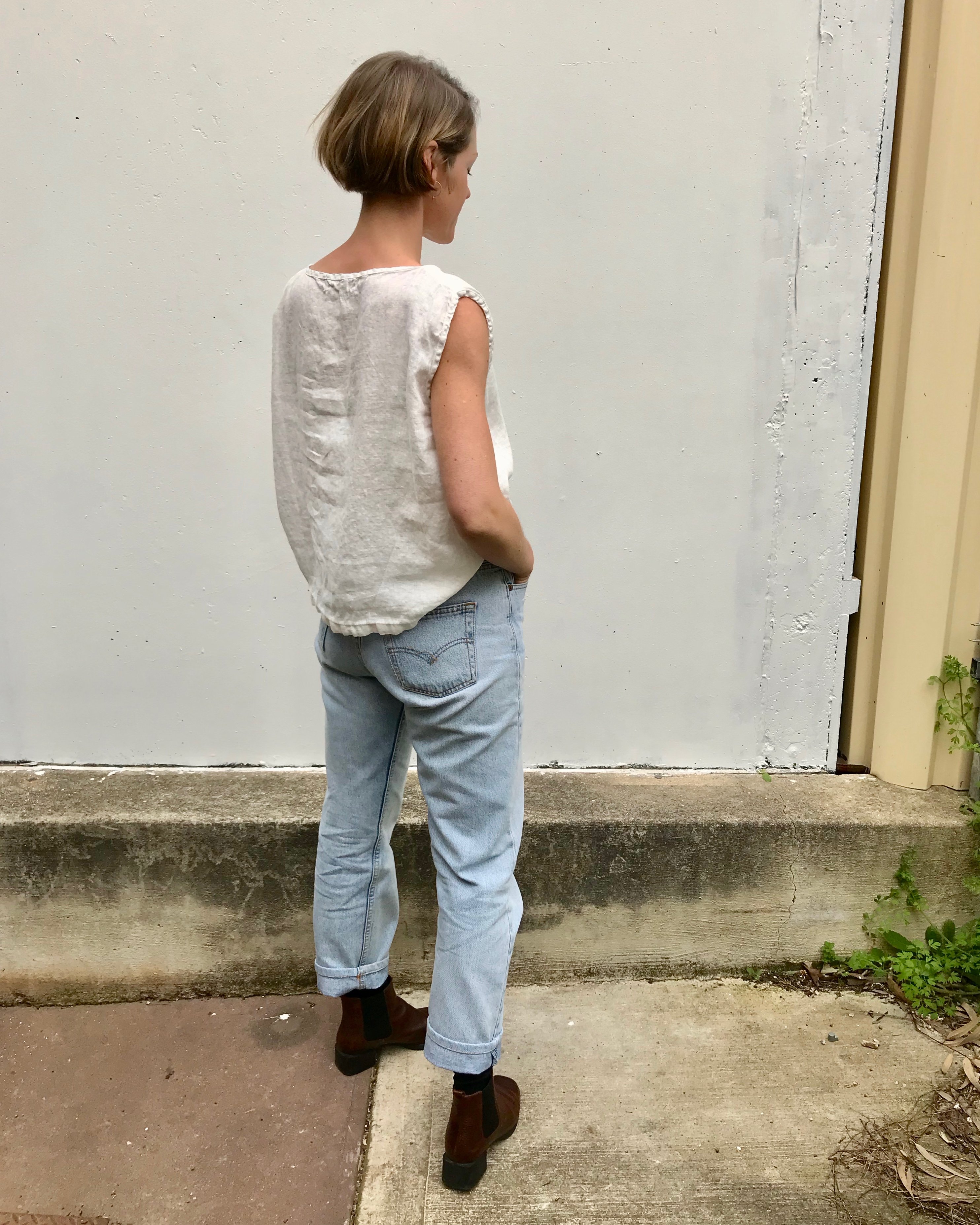 Metta Melbourne Anna Linen Top - White | Garmentory