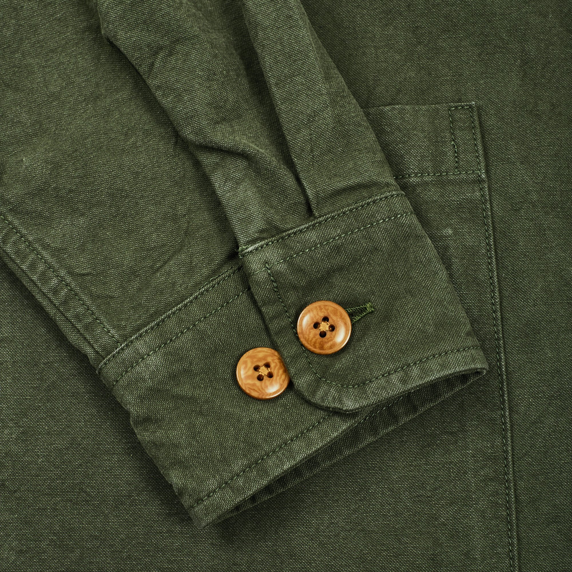 Corridor Heavy Canvas Overshirt - Olive | Garmentory