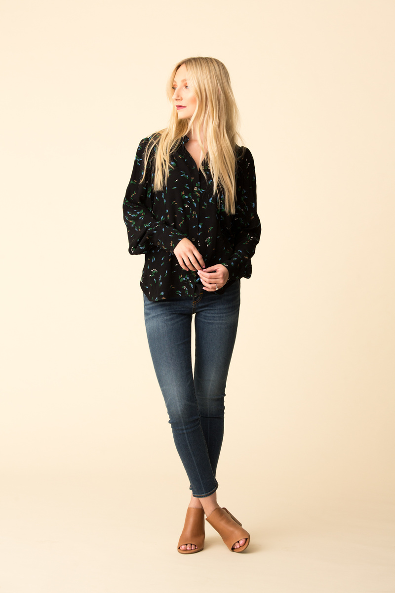 Veronica Beard Debbie High Rise Skinny Jean - Nantucket | Garmentory