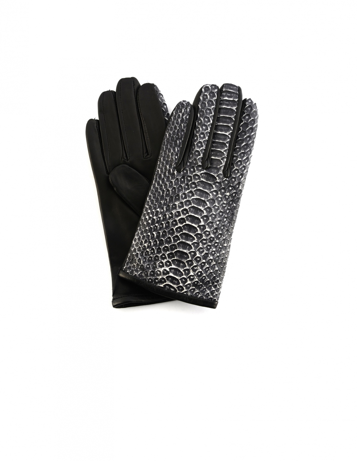 Haider Ackermann Python Leather Gloves | Garmentory