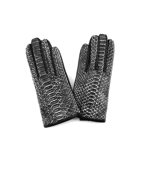 Haider Ackermann Python Leather Gloves | Garmentory