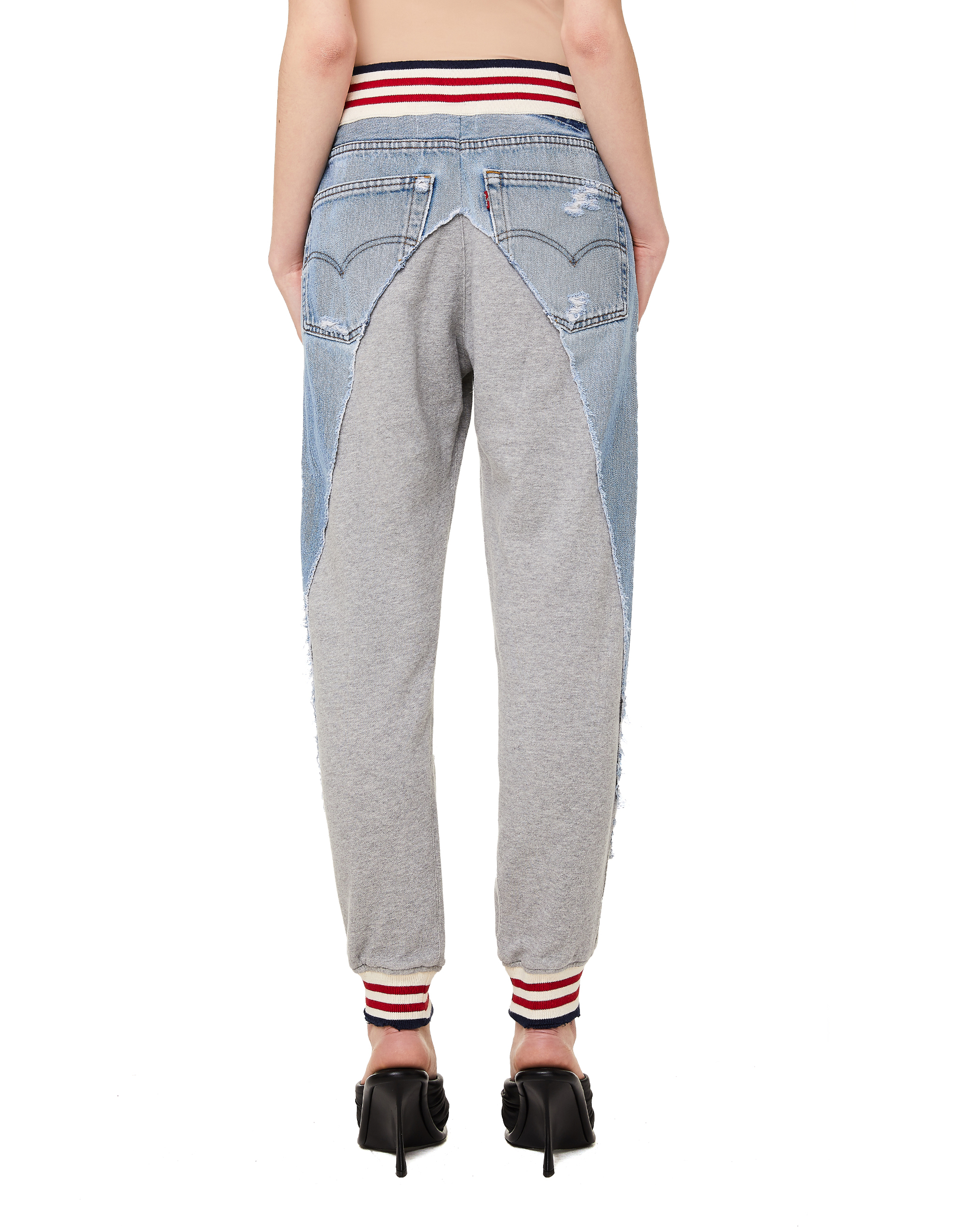 Greg Lauren 50/50 Denim Borg Pants | Garmentory