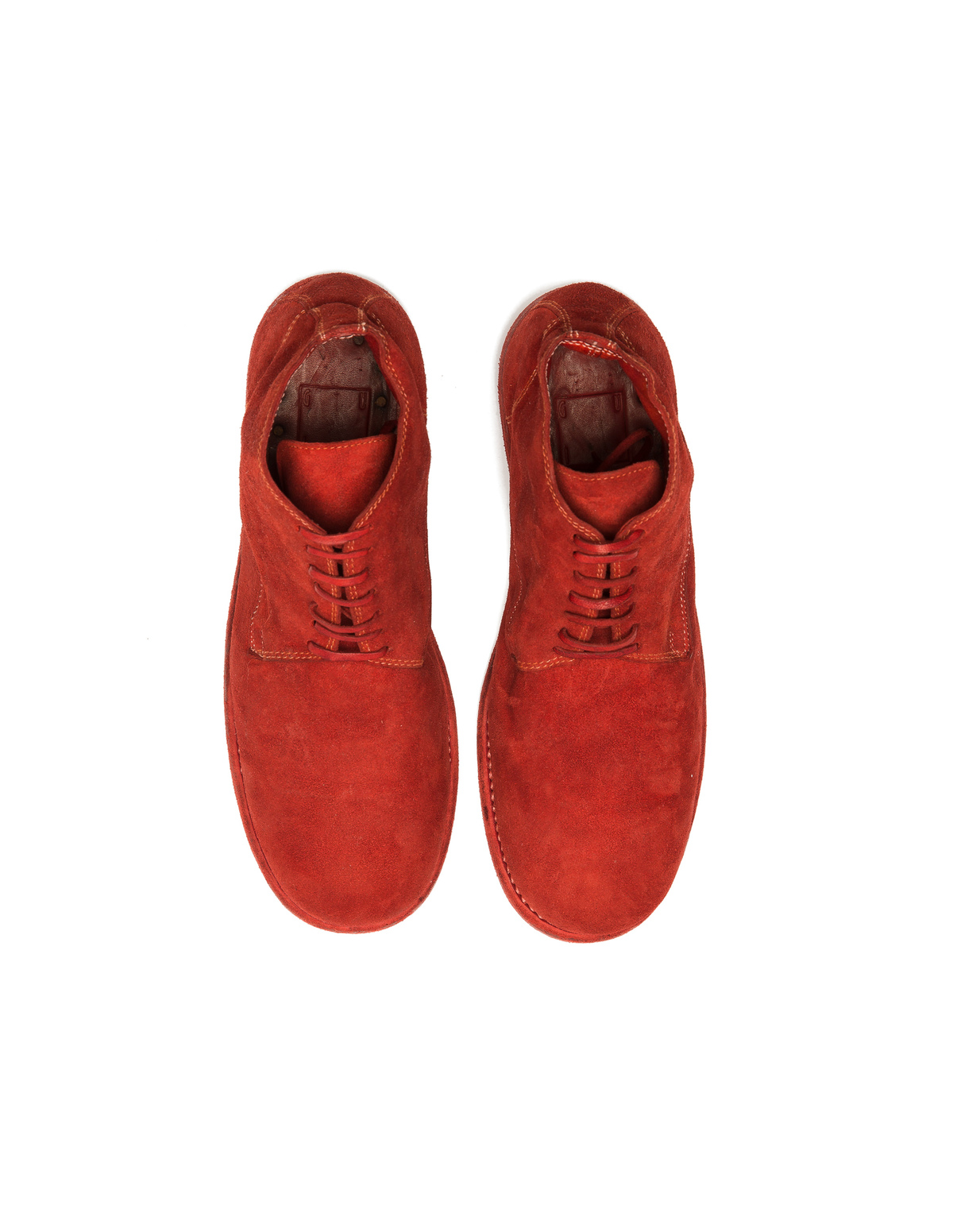 Guidi Suede Boots - Red | Garmentory