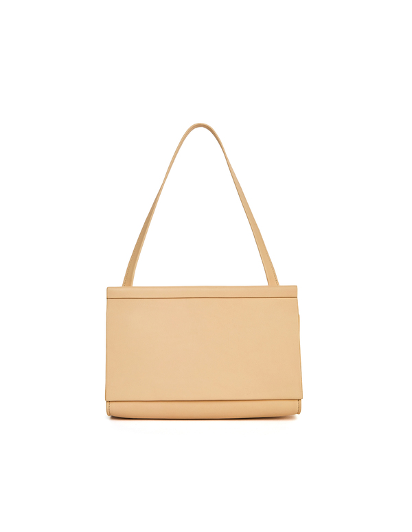 Isaac Reina Leather Clutch Bag - Beige | Garmentory