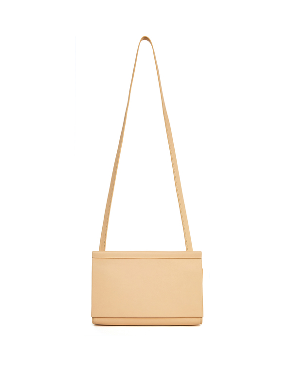 Isaac Reina Leather Clutch Bag - Beige | Garmentory