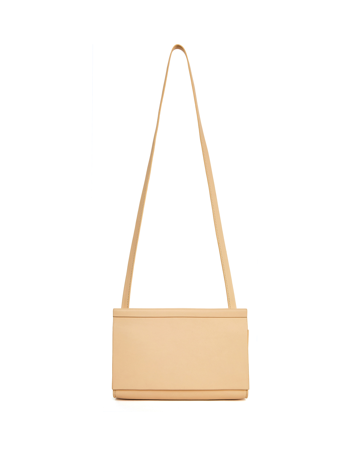Isaac Reina Leather Clutch Bag - Beige | Garmentory