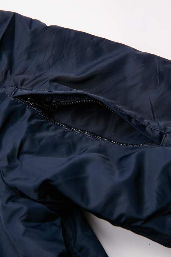 Engineered Garments Aviator Flight Satin Nylon Jacket - Navy | Garmentory
