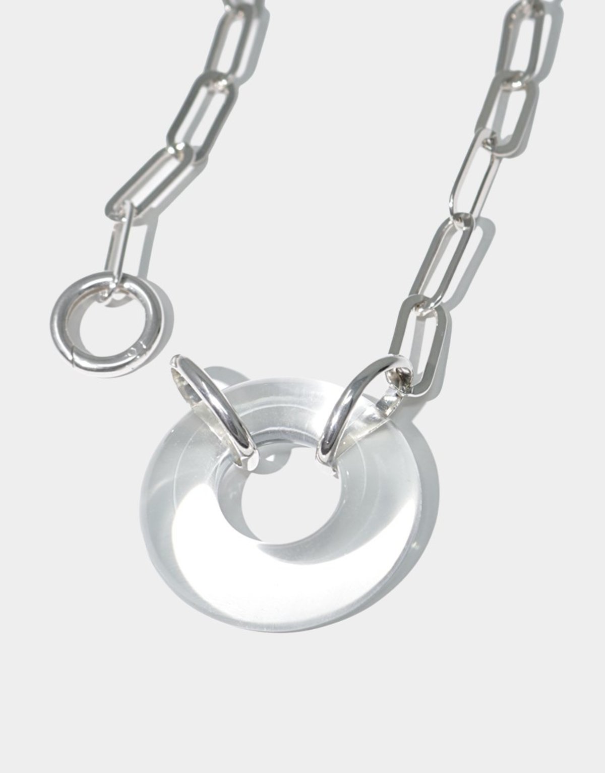 Cled Opening Necklace - Clear Air | Garmentory