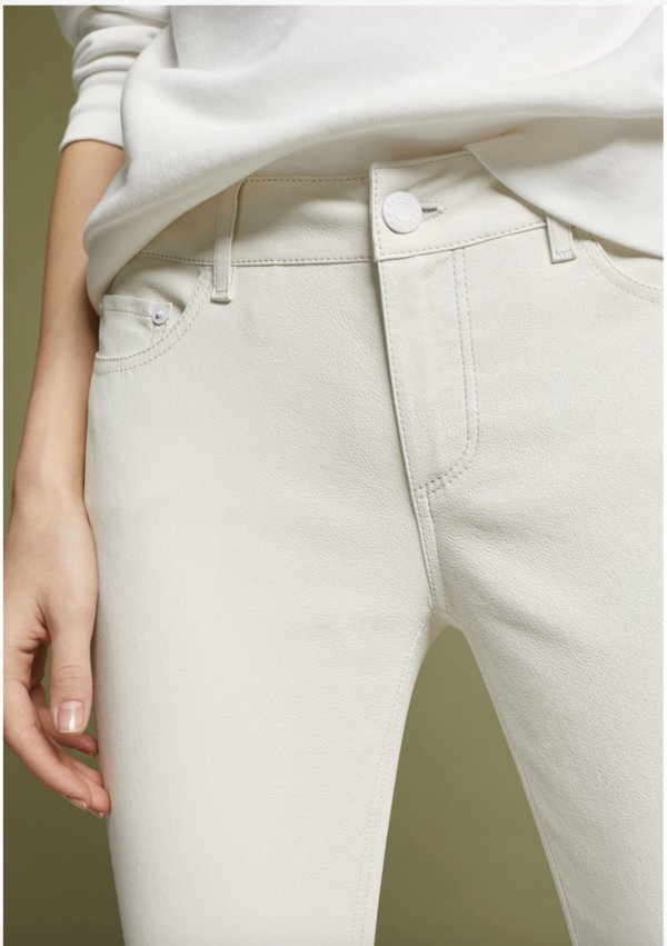CLOSED Baker Leather Pant - white | Garmentory