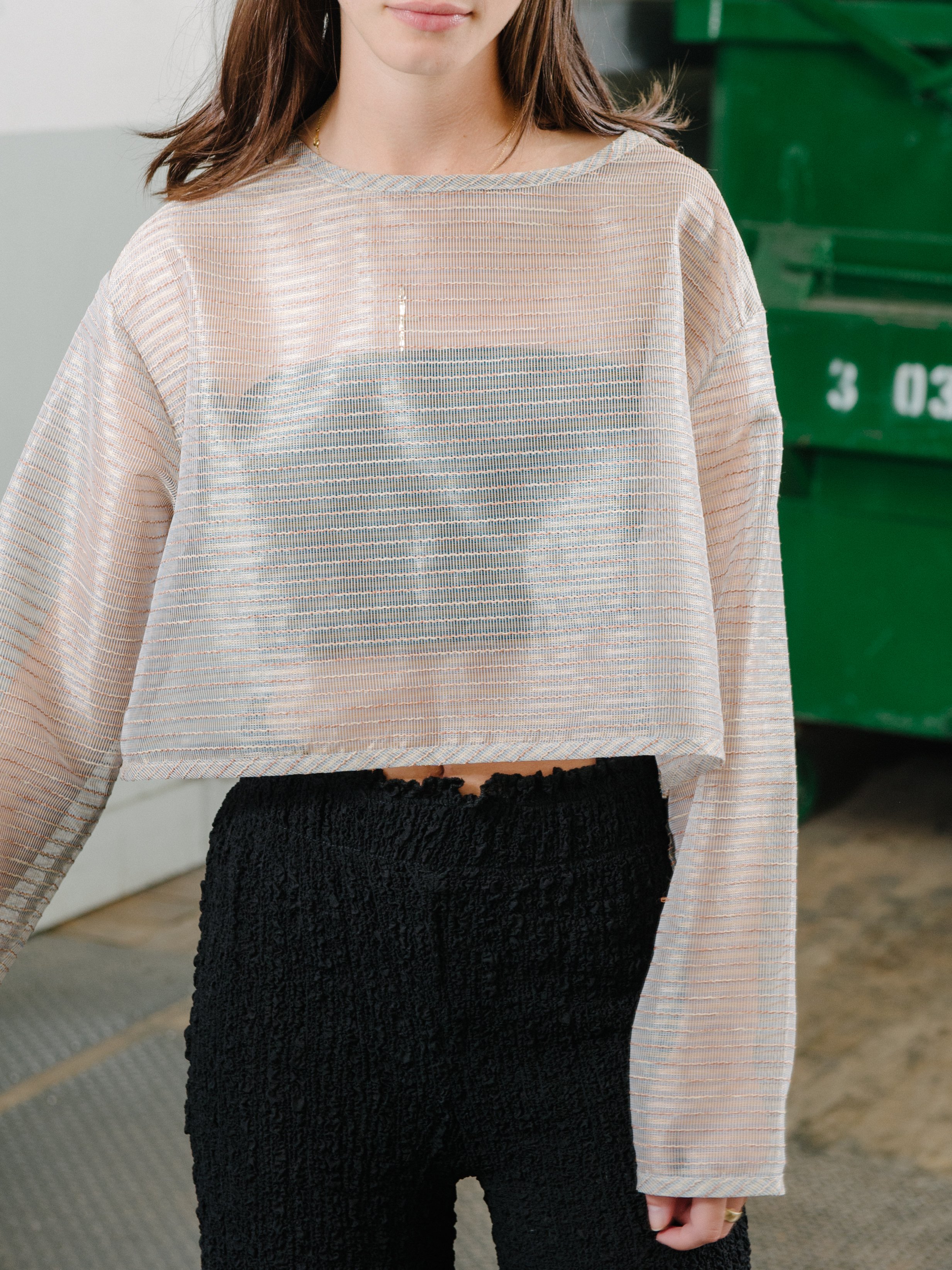 Priory Bare Crop - See Thru Nude | Garmentory