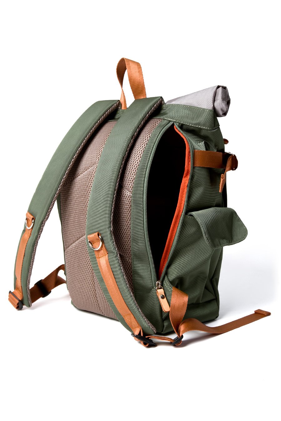 Harvest Label Rolltop Backpack - Olive | Garmentory