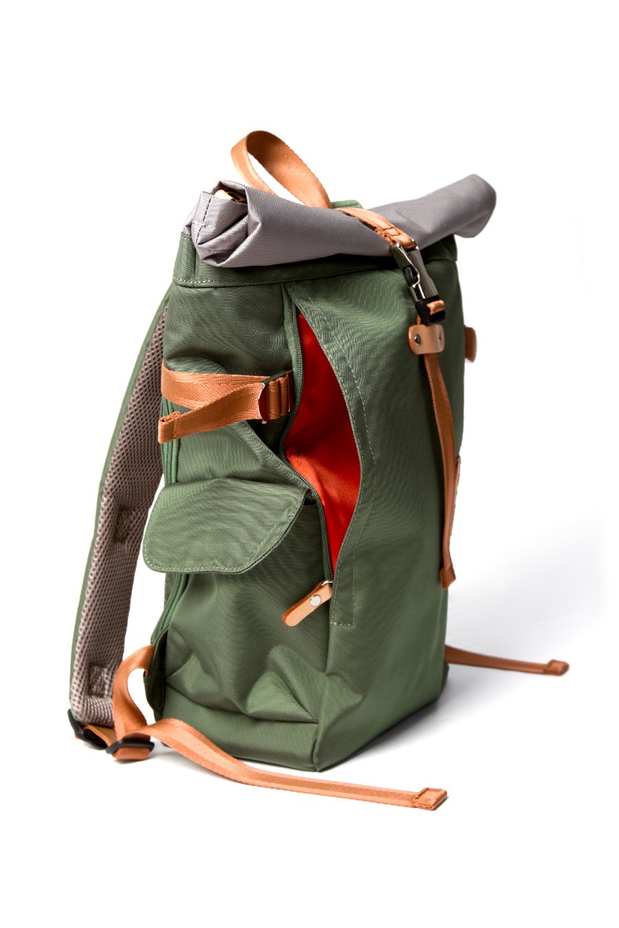 Harvest Label Rolltop Backpack - Olive | Garmentory