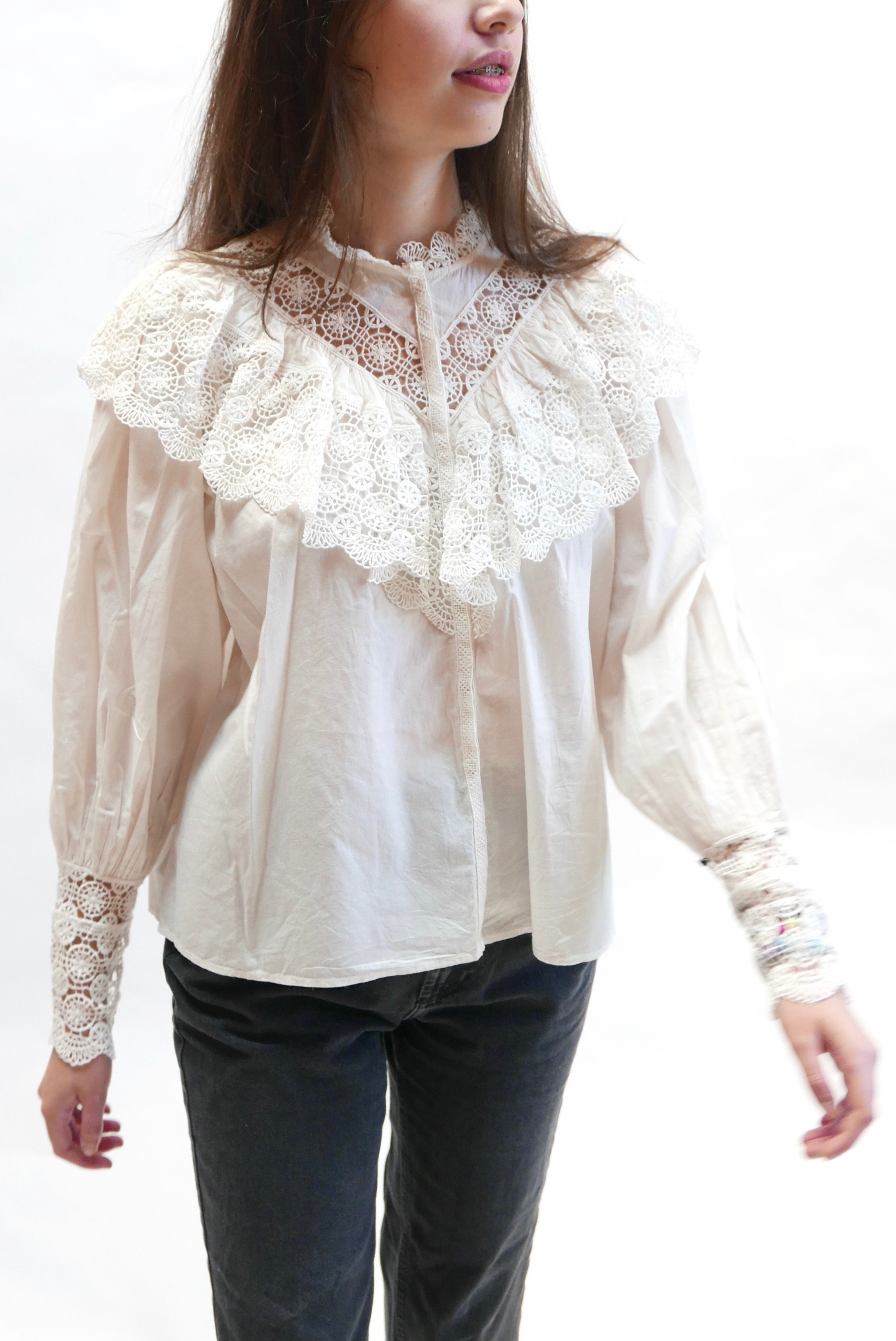 Ulla Johnson Ethel Blouse - Blanc | Garmentory