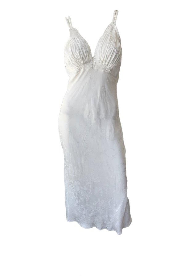 Spell & The Gypsy Collective Rosalie Jacquard Slip - White | Garmentory