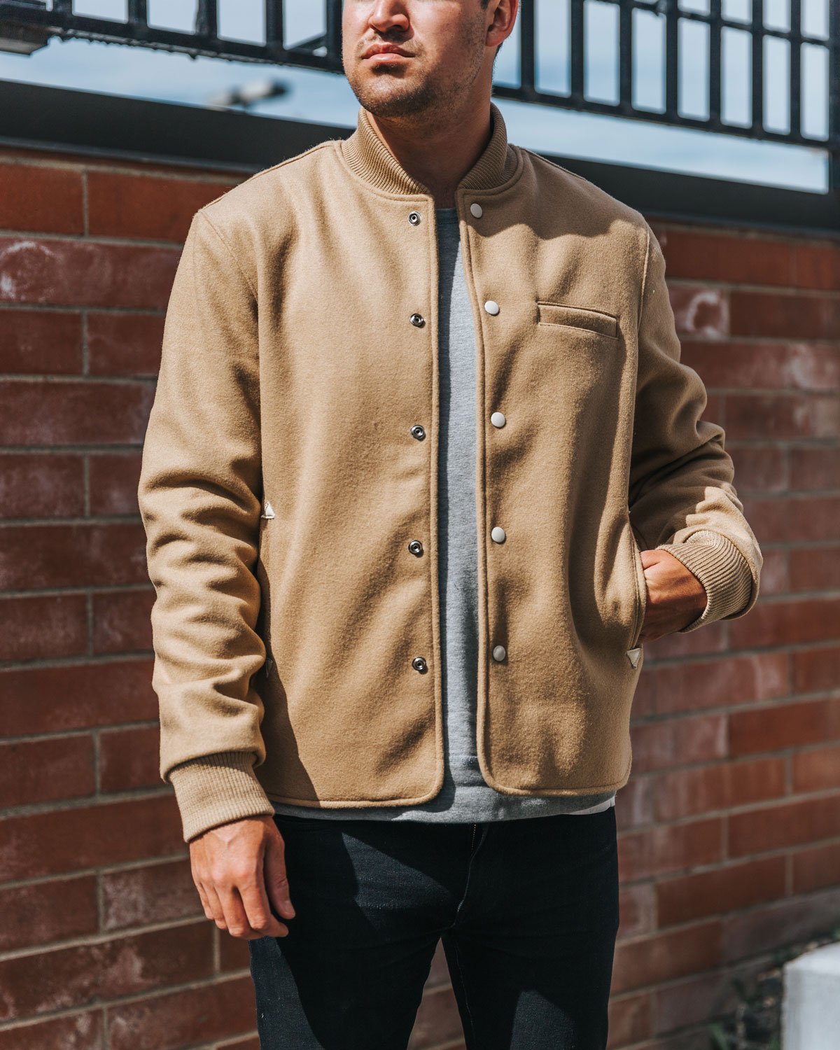 Outclass 30th Anniversary Stadium Jacket - Camel | Garmentory