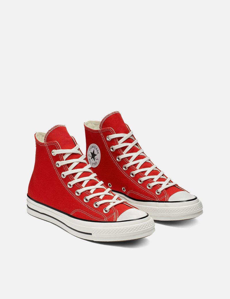 Converse 70's Chuck Taylor Hi Sneakers - Enamel Red/Egret | Garmentory