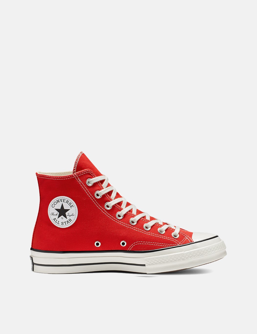Converse 70's Chuck Taylor Hi Sneakers - Enamel Red/Egret | Garmentory
