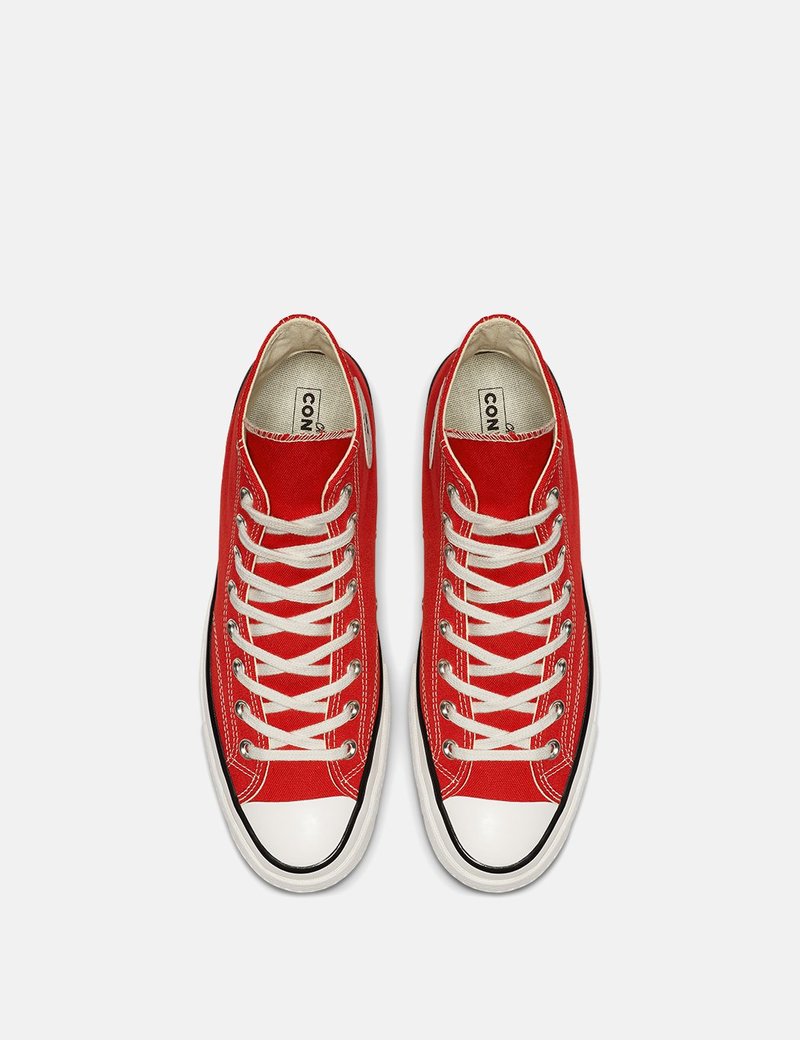 Converse 70's Chuck Taylor Hi Sneakers - Enamel Red/Egret | Garmentory