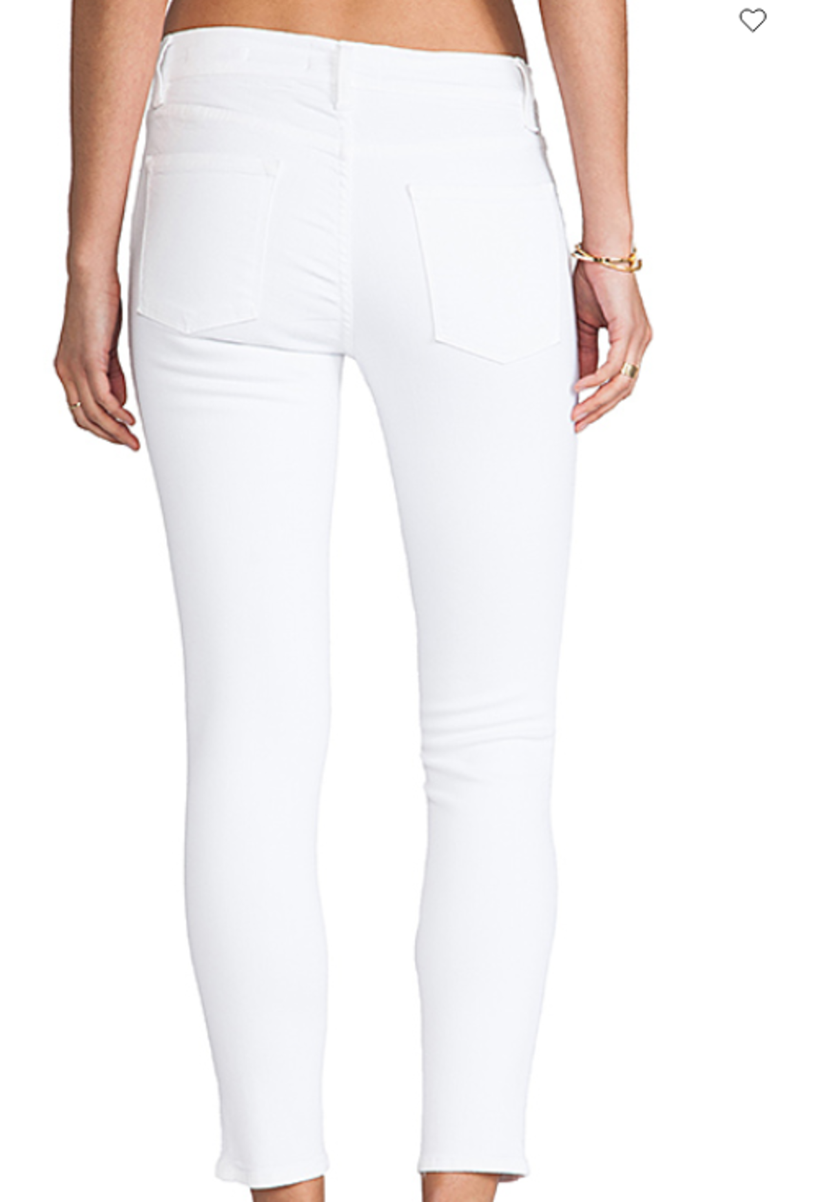 FRAME Denim Le Color Crop - Blanc | Garmentory