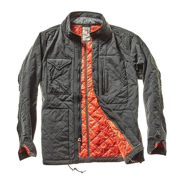 Relwen Quilted Tanker jacket - Charcoal | Garmentory