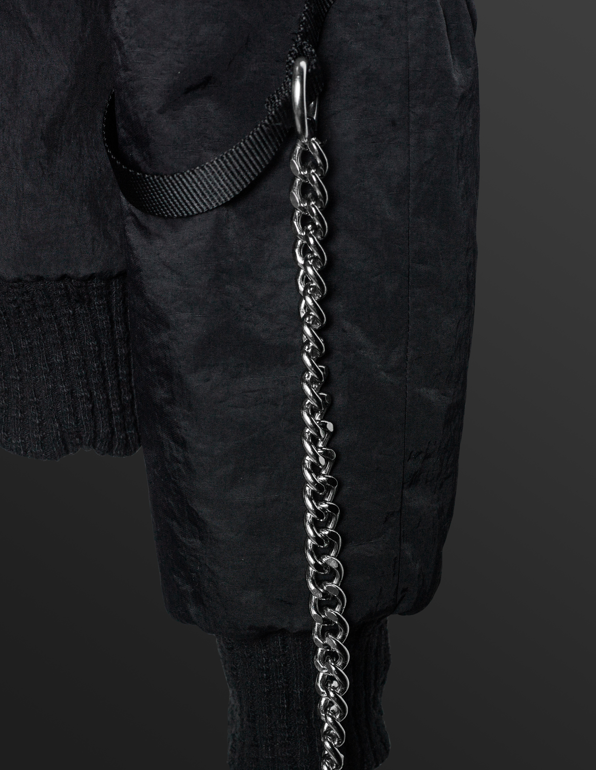 Ghostemane x Rose In Good Faith Cannibal Track Jacket - black | Garmentory