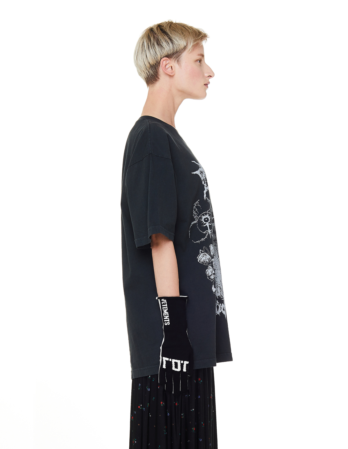 Ghostemane x Rose In Good Faith Grey Cotton Limited Tour Only Tee ...