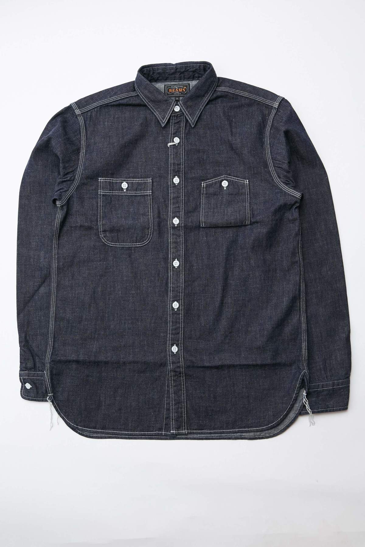 Beams Plus Work Denim Shirt - Indigo | Garmentory